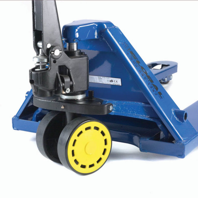 Ergo Pallet Jack Truck 5500 Lb. Capacity - 27 x 48 Forks | ErgoSpec