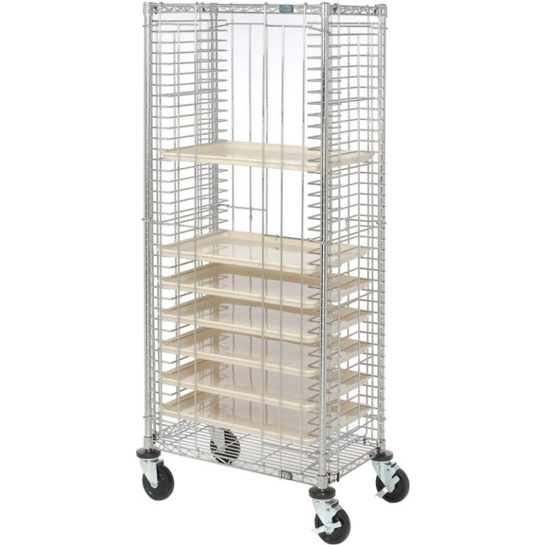 Nexel Side Load Wire Tray Truck with 39 Tray Capacity | ErgoSpec