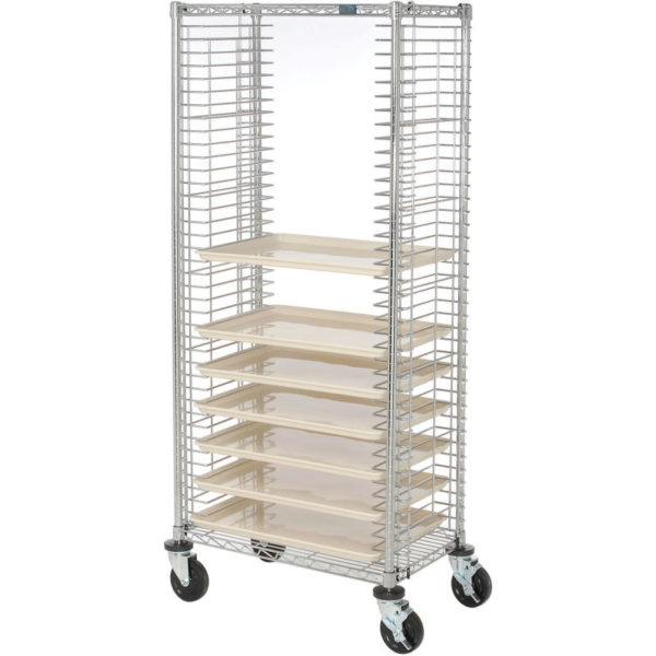 Nexel Side Load Wire Tray Truck with 39 Tray Capacity | ErgoSpec