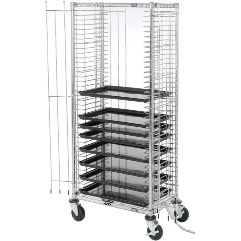 Nexel Side Load Wire Tray Truck with 39 Tray Capacity | ErgoSpec