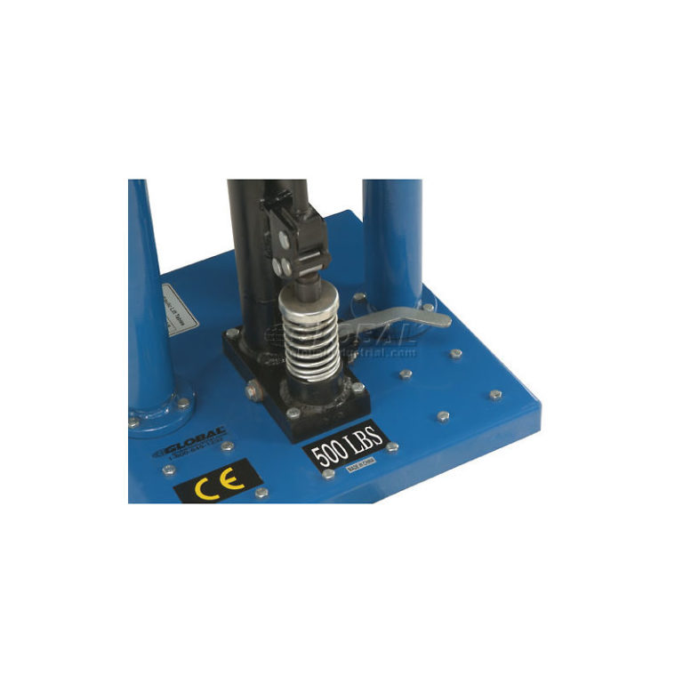 Work Positioning Post Lift Table with Foot Control 500 Lb. Capacity ...