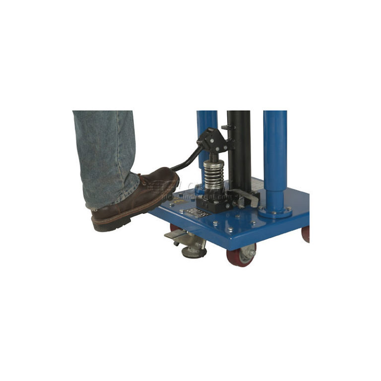 Work Positioning Post Lift Table with Foot Control 500 Lb. Capacity ...