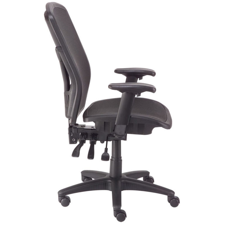 Interion Mesh Task Chair - Mesh Seat - High Back - Black | ErgoSpec