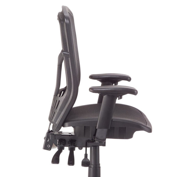 Interion Mesh Task Chair - Mesh Seat - High Back - Black | ErgoSpec