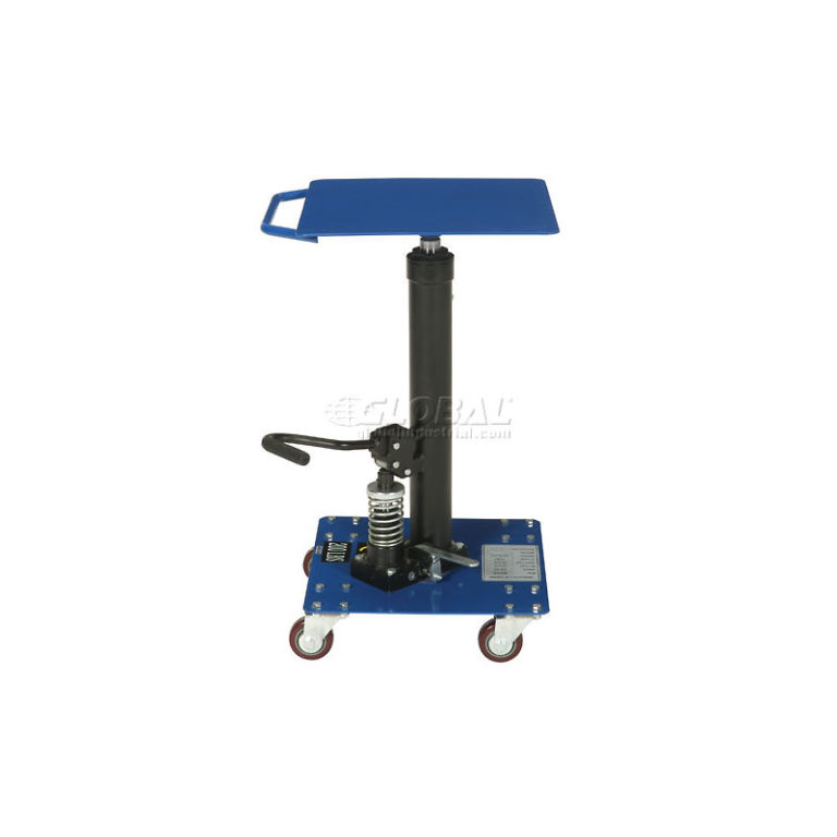 Work Positioning Post Lift Table Foot Control 200 Lb. Capacity | ErgoSpec