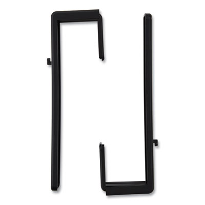 Over-the-Wall Cubicle File Hangers, Black, 2/Pack | ErgoSpec