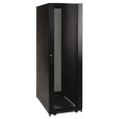 SmartRack Standard-Depth Rack Enclosure Cabinet, 48U, 3000 lbs Capacity ...