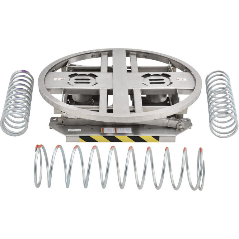 Best Value Stainless Steel Spring-Actuated Pallet Carousel Skid ...