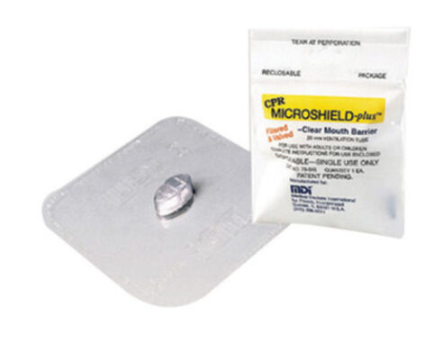MDI® Microshield-Plus™ CPR Rescue Breather (Includes Valve And Poly Bag ...